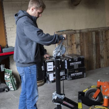 MoJack PRO Mower Lift Jack | Stable, Foot-Assist