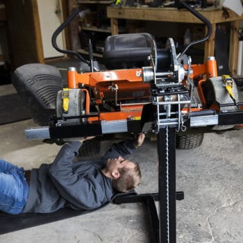 MoJack PRO Mower Lift Jack | Stable, Foot-Assist